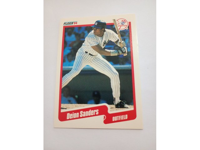 Kartica baseball fleer 90 Deion Sanders 454