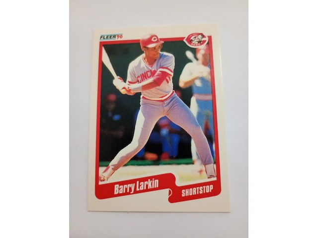 Kartica baseball fleer 90 Barry Larkin 423