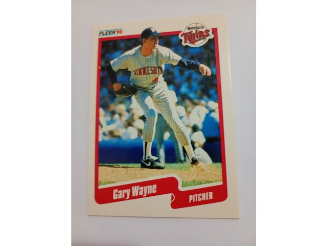 Kartica baseball fleer 90 Gary Wayne 387