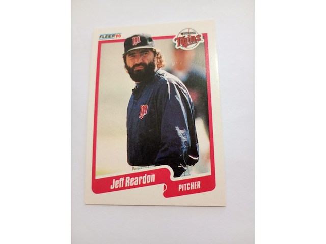 Kartica baseball fleer 90 Jeff Reardon 385