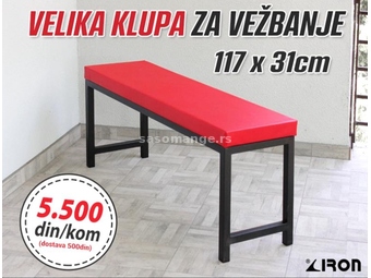 Klupa za vežbanje