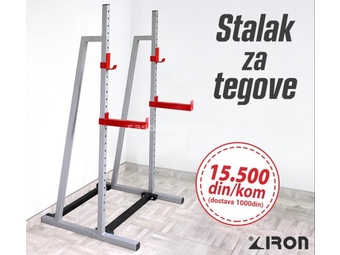 Stalak za tegove /Stalak za tegove + nosači i bar holderi