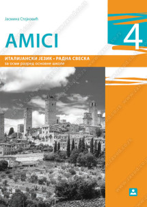 AMICI 4 – RADNA SVESKA – italijanski jezik za 8. razred osnovne škole, izdanje 2023 god.