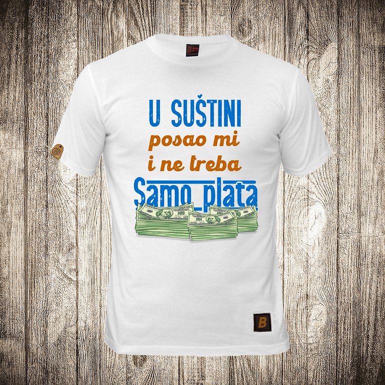 U suštini, posao mi i ne treba, samo plata