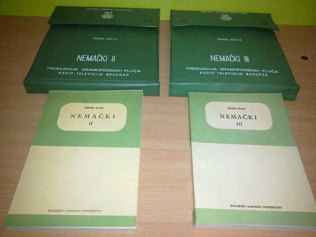 NEMAČKI II -III  ,Knjige ` PLOČE Kolarčev