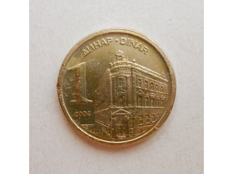 1 dinar 2002