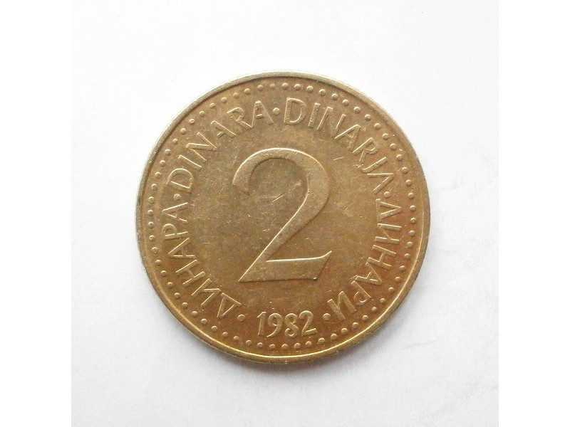 2 dinara 1982