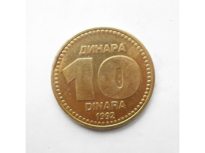 10 dinara 1992