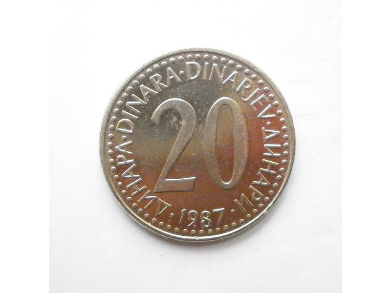 20 dinara 1987