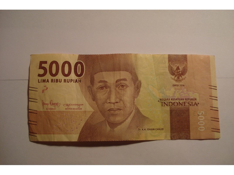 INDONEZIJA - 5000 RUPIJA - 2016