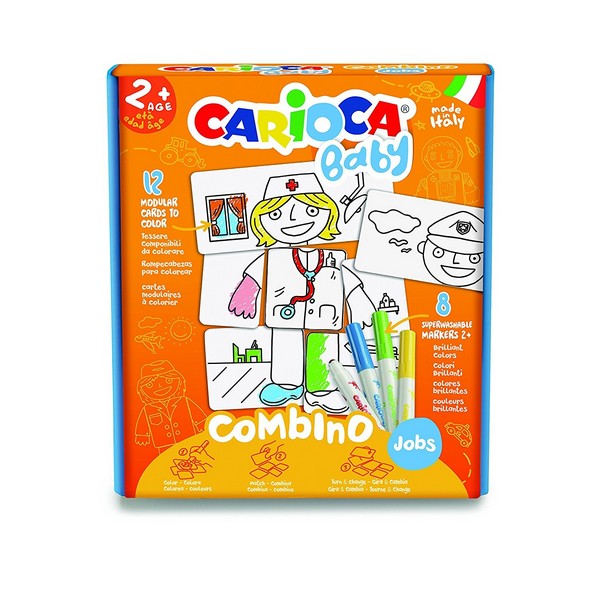 Carioca CA FLOM. SET COMBINO JOBS BABY 1/8