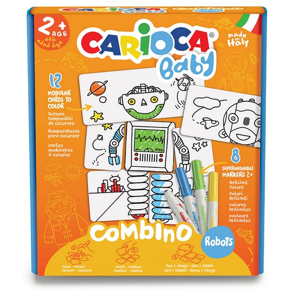 Carioca CA FLOM. SET COMBINO ROBOTS BABY 1/8