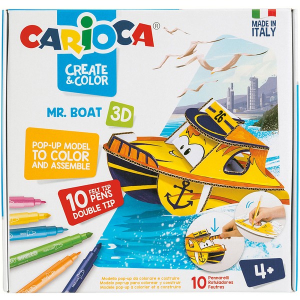 Carioca CA FLOM. SET CREATE&COLOR 3D MR.BOAT 1/10