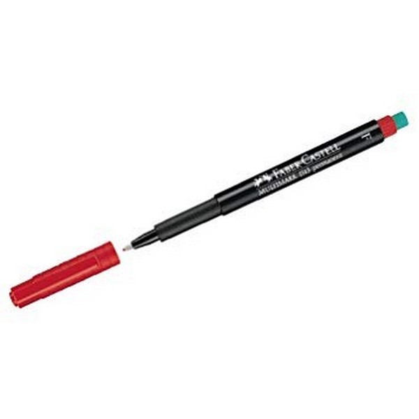 Faber-Castell FC flomaster OHP F 151321 crveni