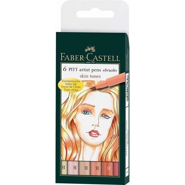 Faber-Castell FC PITT ART PEN B SKIN 1/6 167162