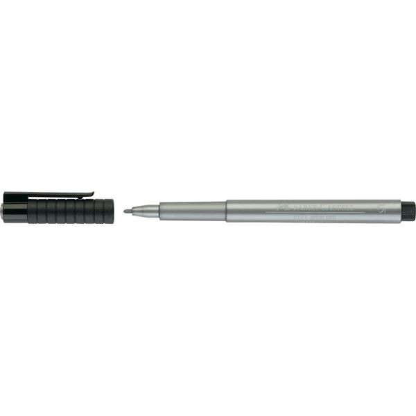 Faber-Castell FC PITT ART PEN M 251 SILVER