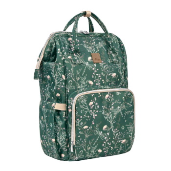 Kikka Boo torba za mame Siena Luxe Secret Garden Green