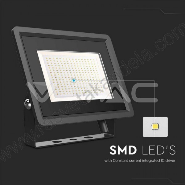 Led reflektor SMD LED 200W 6500K VT-49204 crni V-TAC