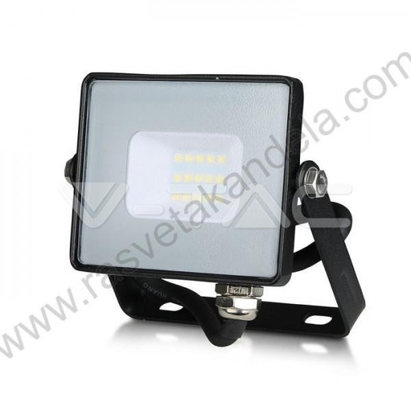 Led reflektor SAMSUNG SMD LED 10W 6400K crni V-TAC