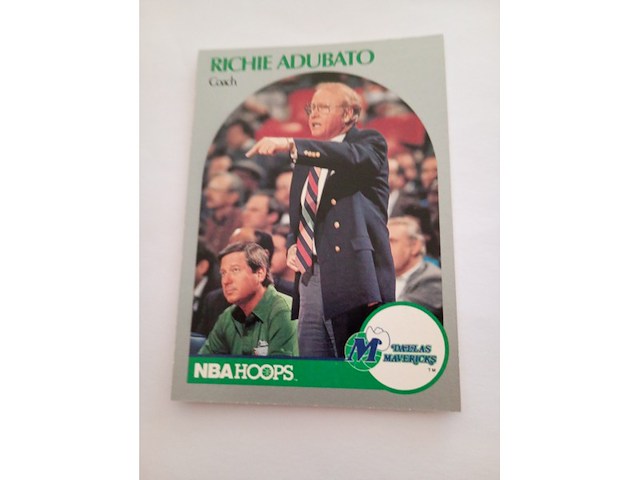 Kartica NBA Hoops 1990 Richie Adubato br.310