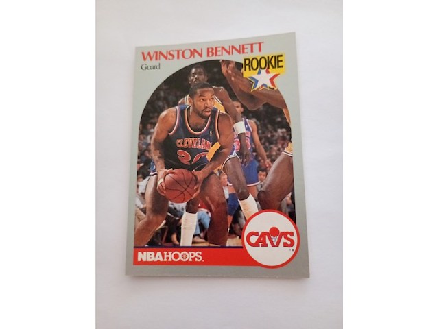 Kartica NBA Hoops 1990 Winston Bennett br.70