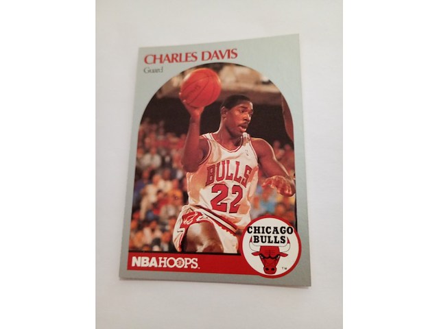 Kartica NBA Hoops 1990 Charles Davis br.62
