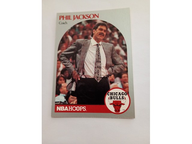Kartica NBA Hoops 1990 Phil Jackson br.308