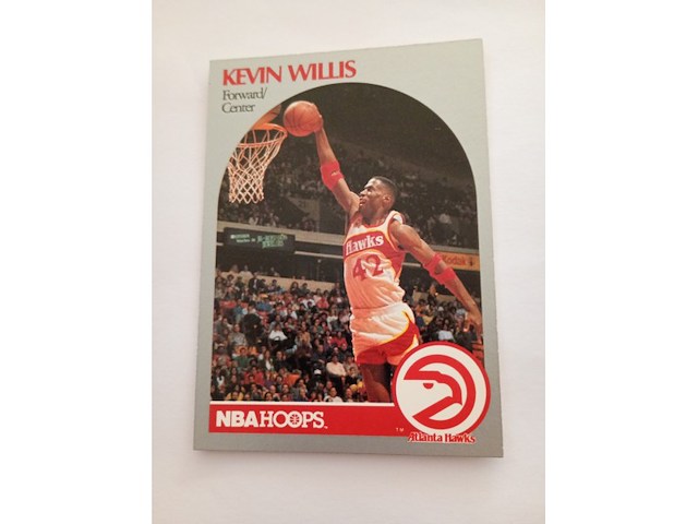 Kartica NBA Hoops 1990 Kevin Willis br.37
