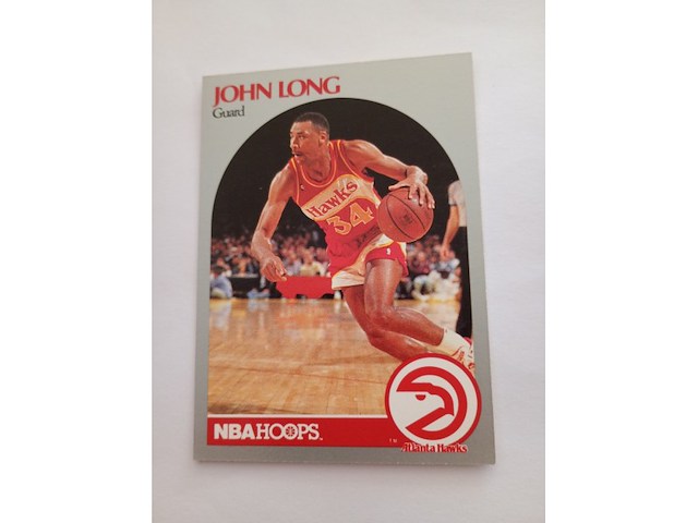 Kartica NBA Hoops 1990 John Long br.30