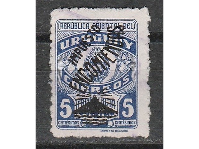 Urugvaj, Uruguay-1948-Overprinted Impuesto/Encomiendas