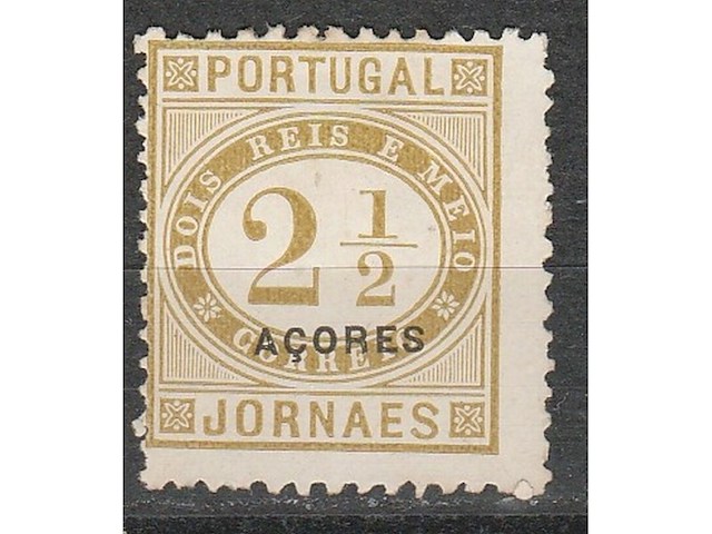 Azores - 1886 - Newspaper,  Jornaes overprinted