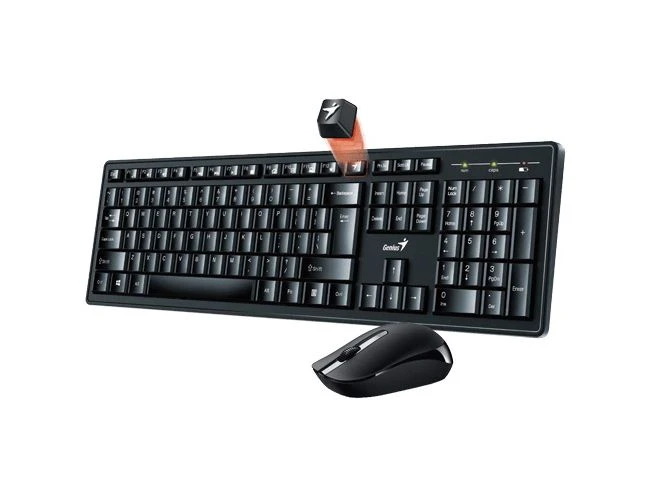 Genius Smart KM-8200 bežični komplet tastatura crna+optički miš 1000dpi crni