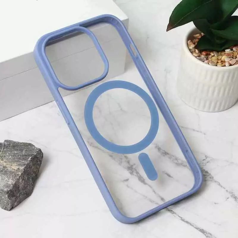 Maska Magsafe Frame Color za iPhone 15 Pro 6.1 plava
