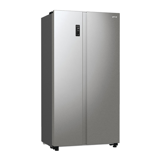 Side by side frižider Gorenje NRR 9185 EAXL, Inverter kompresor, No Frost Plus, 358 + 192 l, Siva