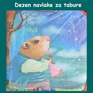 Tabure sa drvenim nogarama - MIŠ SVIRAČ