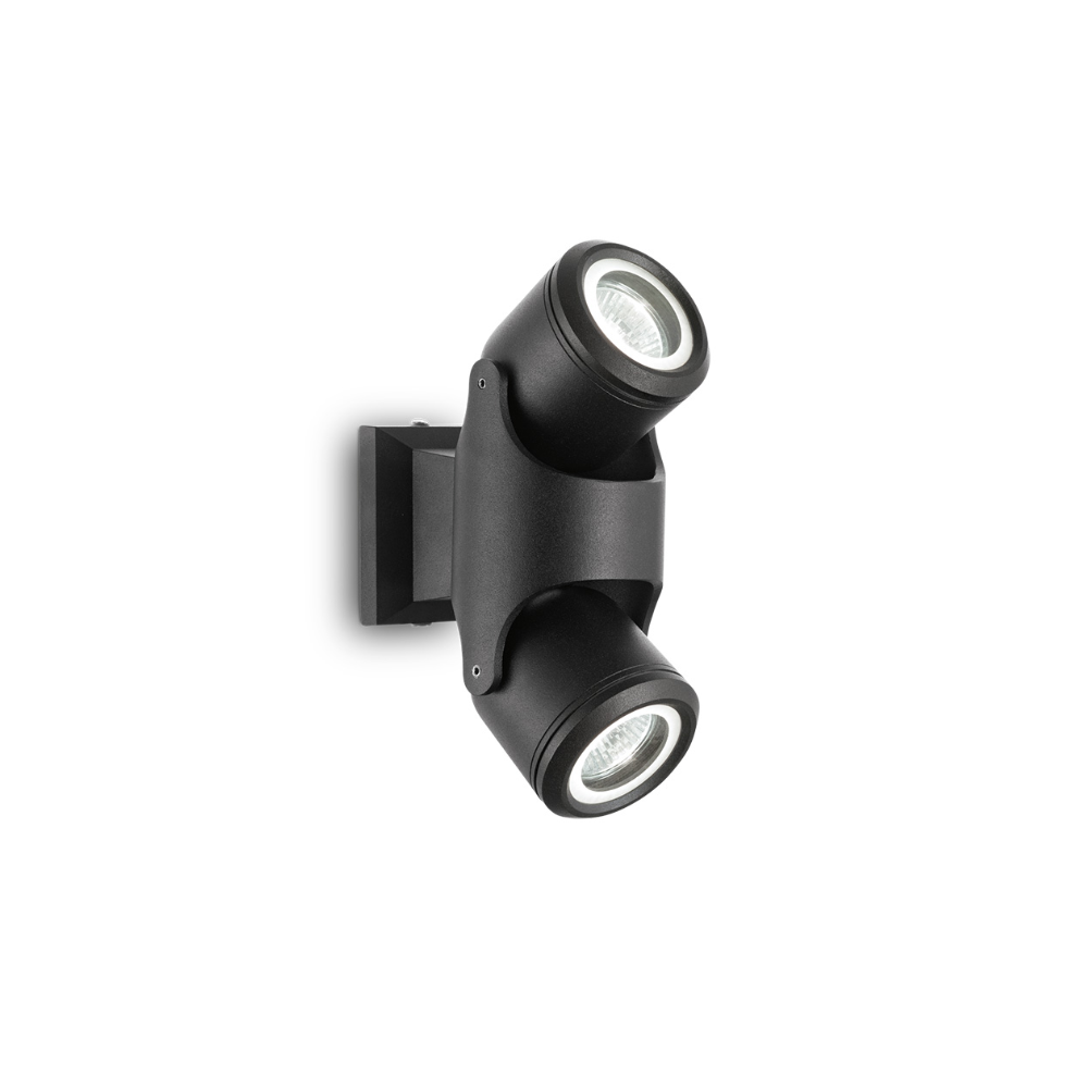 XENO PL2 NERO ZIDNA LAMPA GU10X2