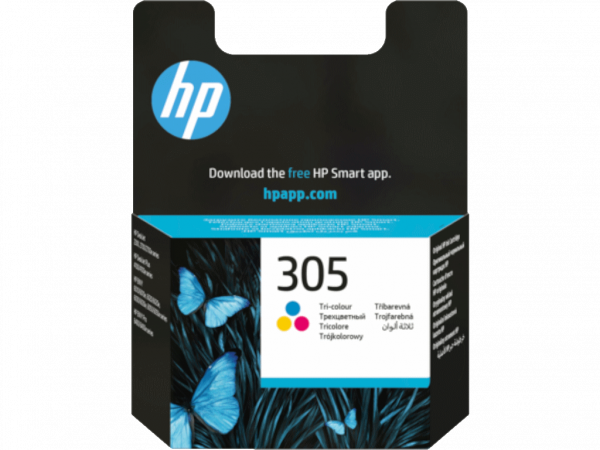 HP 305 Tri-color Original Ink Cartridge