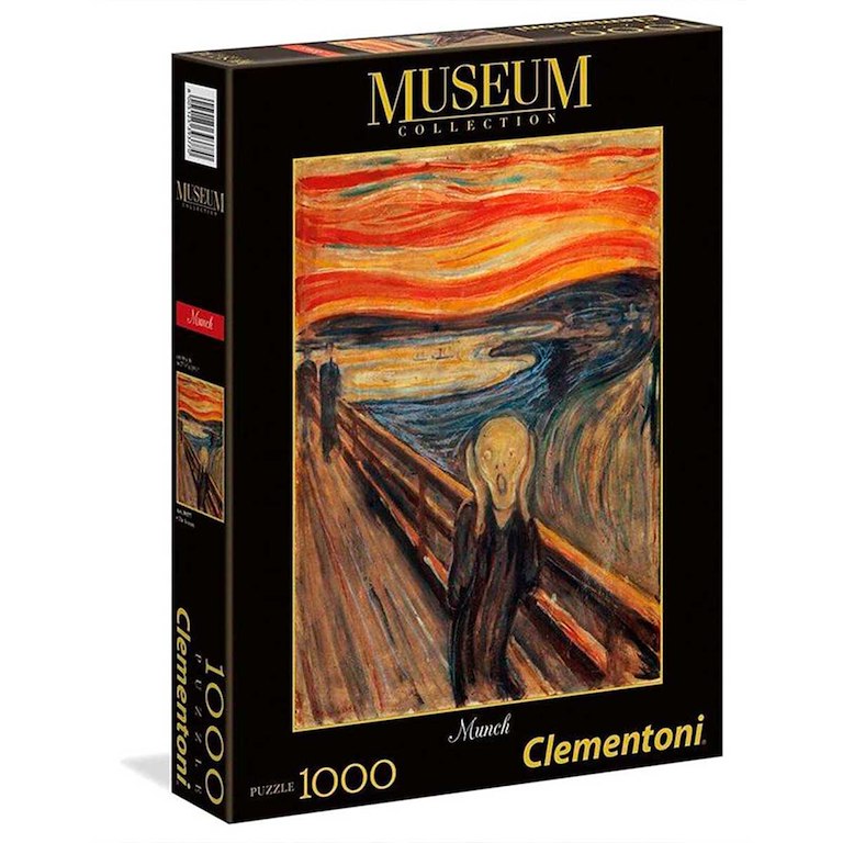 Clementoni Puzzla Scream, Munch 1000 pcs CL39377