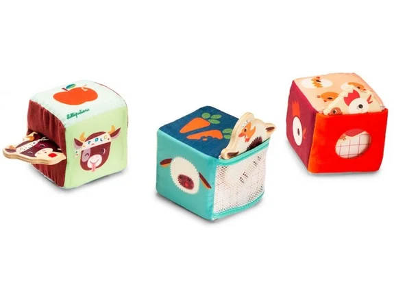 Lilliputiens Set kocki skrivalica Farma