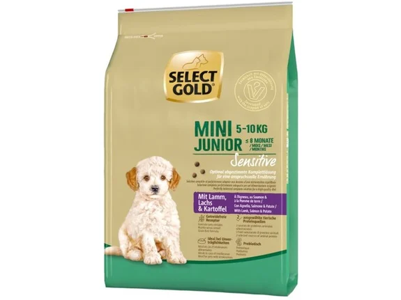 Select Gold Sensitive Mini Junior jagnjetina,losos&krompir 4 kg