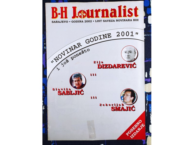 B-H Journalist 2002 / List saveza novinara BIH