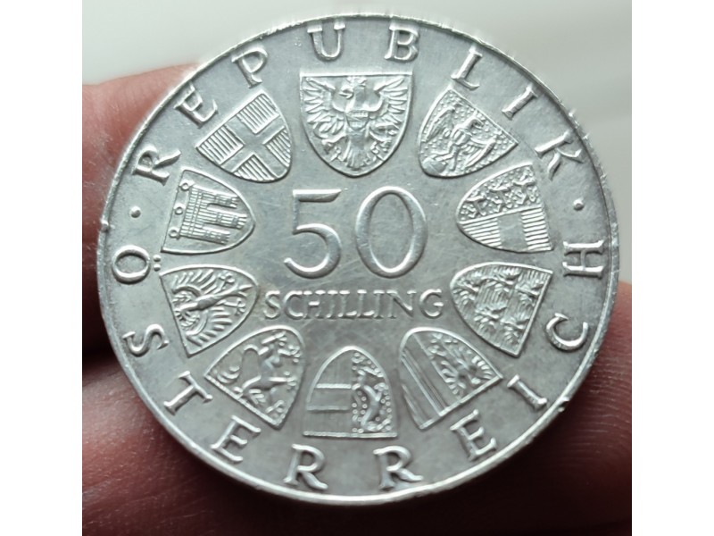 Austrija 50 Šilinga 1973 g