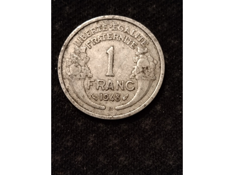 1 franak 1948 francuska