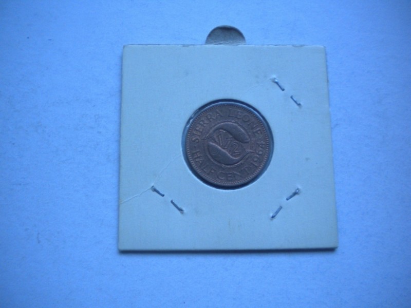 HALF CENT 1964 - SIJERA LEONE