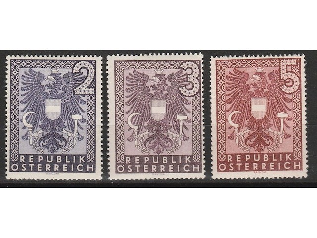Austria - 1945 - New National Coat of Arms - MNH