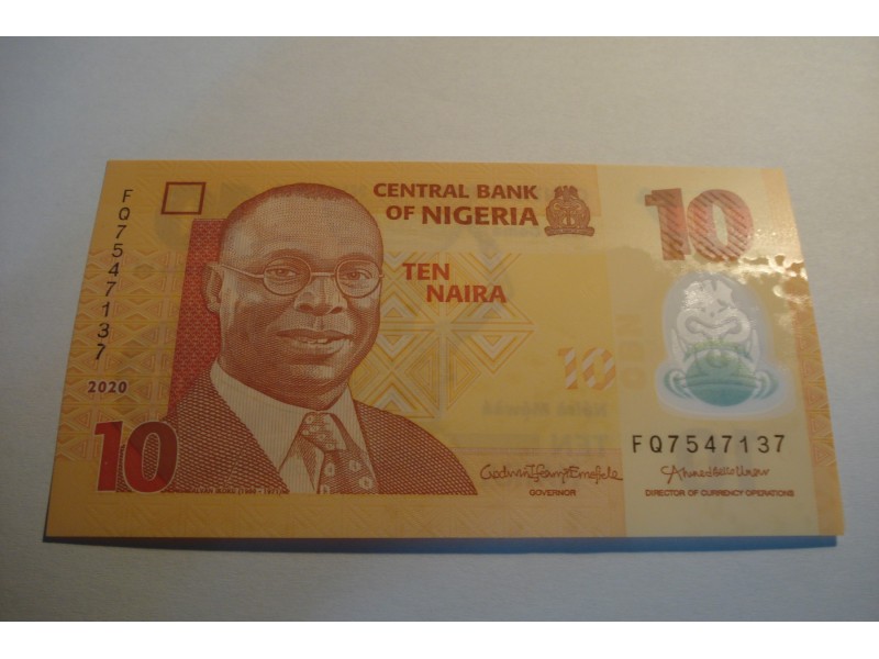 NIGERIA - 10 NAIRA - 2024 - POLIMER