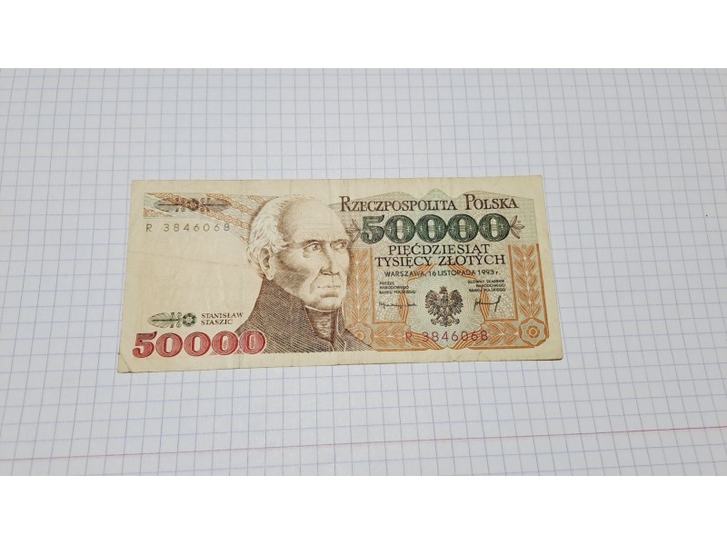 POLJSKA 50000 ZLOTA 1993 GODINA