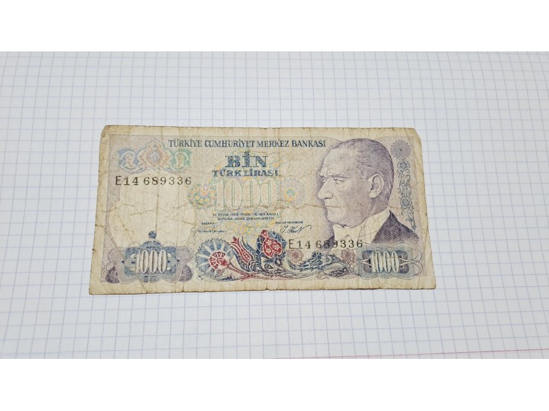 TURSKA 1000 LIRA