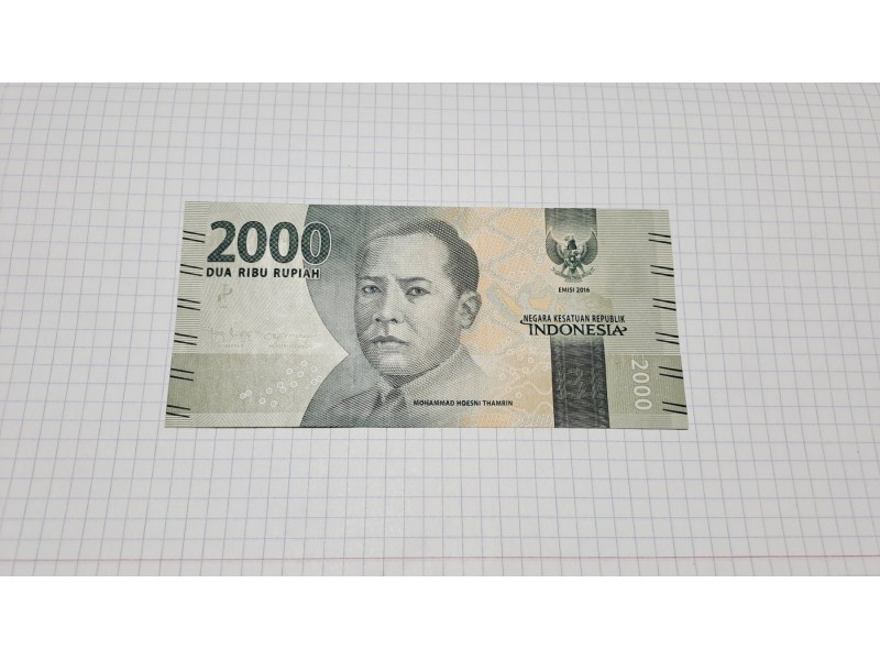 INDONEZIJA 2000 RUPIAH 2015 GODINA *UNC*