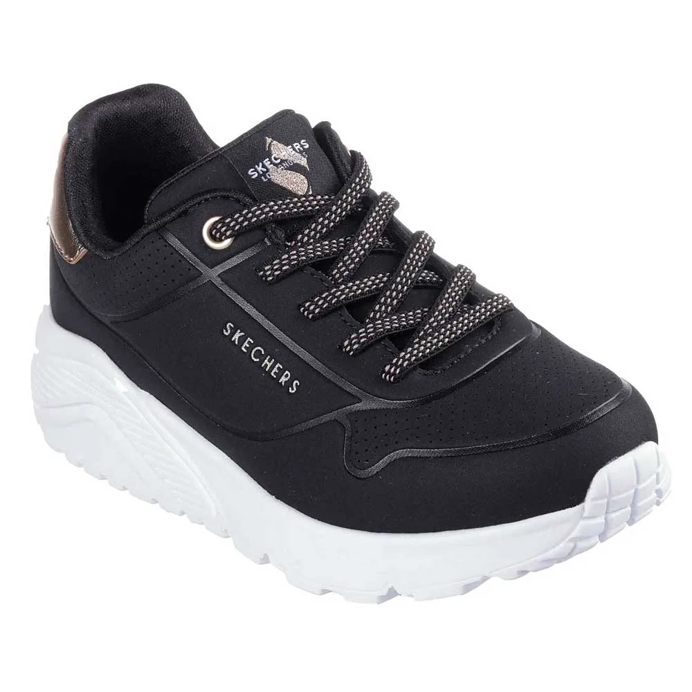 SKECHERS UNO LITE METALLIC – 310384L-BLK-